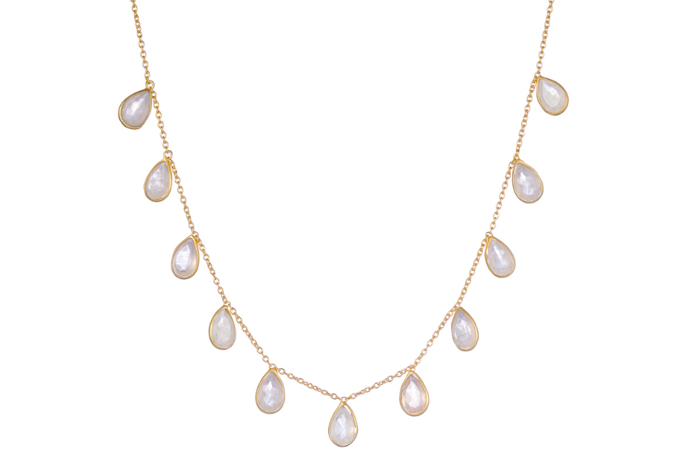 Flutter Rose Quartz Necklace | Handmade Gemstone Necklace